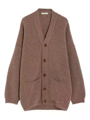 LEMAIRE V-neck Wool Cardigan