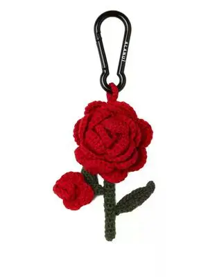 Alanui Rose Crochet Key Ring
