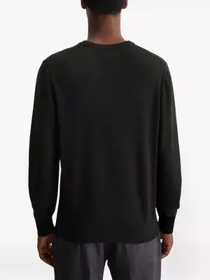 Marc O'polo Crew-neck Knitted Sweater - Black