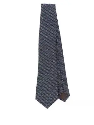 Canali Silk Neck Tie - Blue