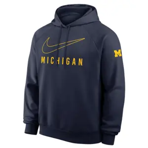 Nike Michigan Premium Performance Dri-fit College Pullover Hoodie