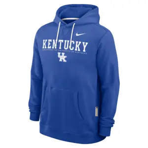 Nike Kentucky Sideline Dri-fit College Pullover Hoodie - Blue