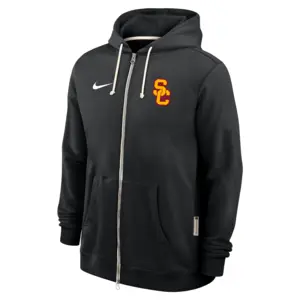 Nike Usc Sideline Dri-fit Full-zip Hoodie - Black