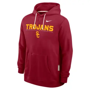 Nike Usc Sideline Dri-fit College Pullover Hoodie - Red