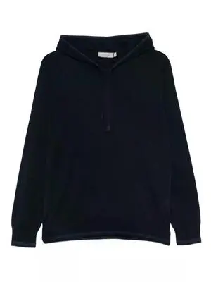 Canali Merino Wool Hooded Pullover