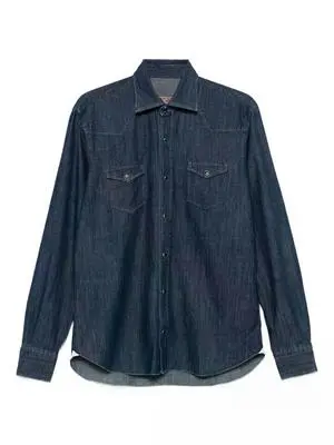 BARBA NAPOLI Denim Shirt