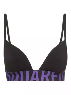 Dsquared2 Logo-band Bralette - Brown