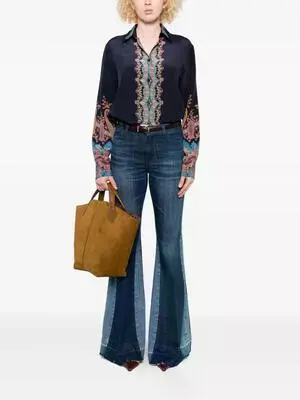 Seafarer Panelled Flare Jeans