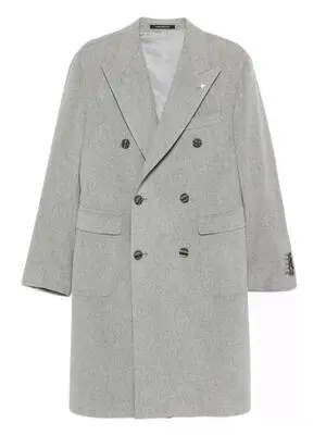 Tagliatore Double-breasted Patch-pocket Coat