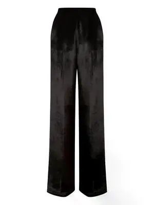 Alberta Ferretti Black Wash Pants For Women