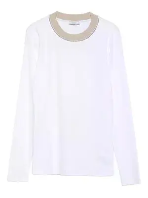 Peserico Embellished Round-neck Top