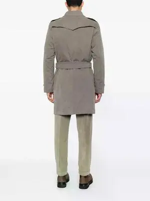 L'IMPERMEABILE Gilberto Belted Trench Coat - Grey