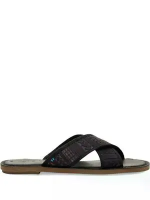 Toms Viv Flat Sandals - Black