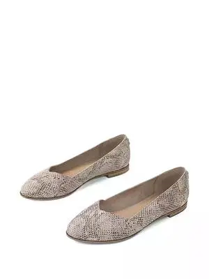 Toms Julie Snake Print Ballet Flats