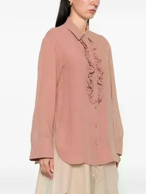 Dorothee Schumacher Ruffled Button-front Shirt