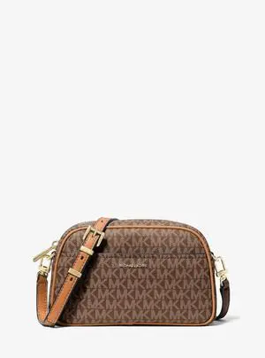 Michael Kors Jet Set Small Camera Crossbody Bag Brown