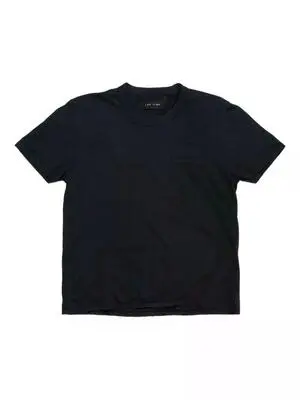 LES TIEN Chest-pocket Cotton T-shirt - Black