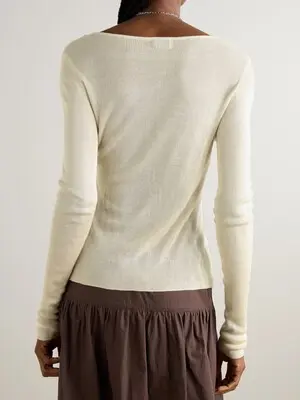 DEIJI STUDIOS Ribbed-knit T-shirt