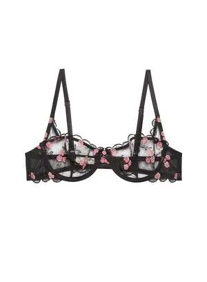 FLEUR DU MAL Rose & Vine Balconette Bra