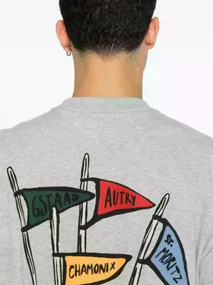 AUTRY Embroidered Logo T-shirt