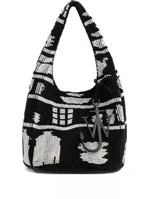 JW Anderson Beaded Shoulder Bag - Black