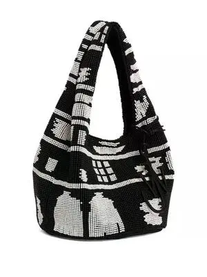 JW Anderson Beaded Shoulder Bag - Black