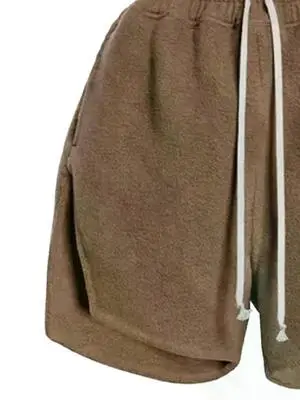 Rick Owens Drawstring Fleece Shorts