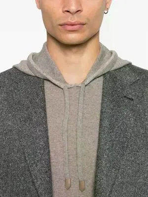 Canali Wool-blended Hoodie