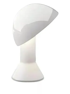MARTINELLI LUCE Elmetto Mushroom-shaped Ceramic Table Lamp - White
