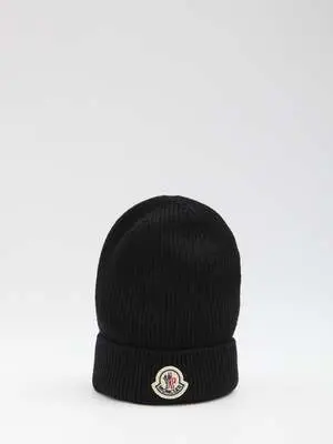 Moncler Wool Beanie - Black