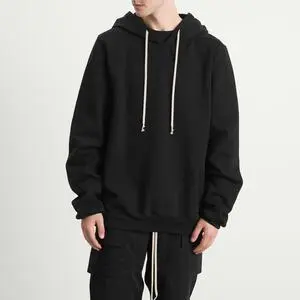 Rick Owens Oversized Cotton Hoodie