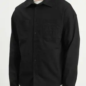 ANNIE HOOD College Linen Shirt - Black