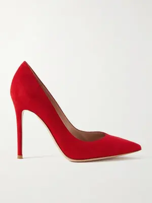 GIANVITO ROSSI 105 Suede Pumps