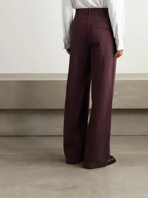 Another Tomorrow Organic Wide-leg Jeans
