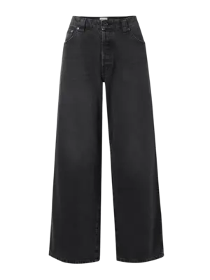 Khaite Black Wash Jeans For Women