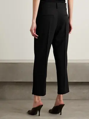 Khaite Callen Crepe Straight-leg Pants