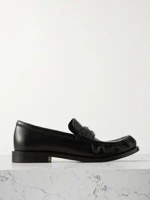 Burberry Leather Penny Loafers