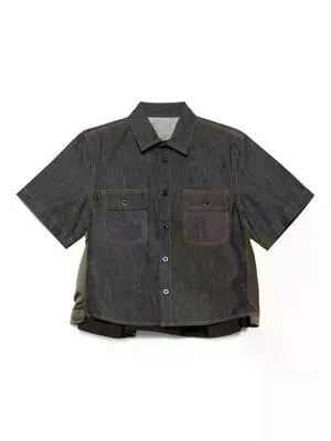 Contrast Stitching Shirts For Women