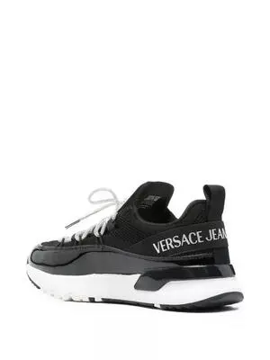 Versace Mesh Panel Lace-up Sneakers