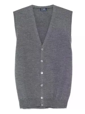 BARBA NAPOLI V-neck Buttoned Vest