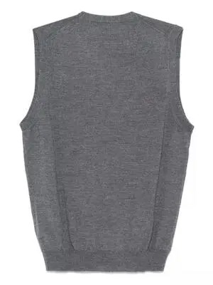 BARBA NAPOLI V-neck Buttoned Vest