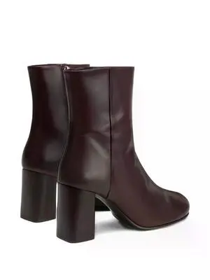 LEMAIRE Anatomic Block-heel Round-toe Boots - Brown