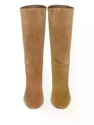 GIANVITO ROSSI Elise Mid-calf Boots - Neutrals