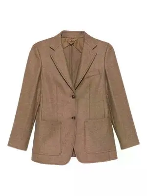 Max Mara Patch-pocket Notched Jacket