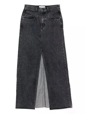 SLVRLAKE Dallas Maxi Skirt - Black