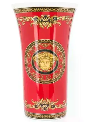 Versace Vasenserie Medusa Vase - Red