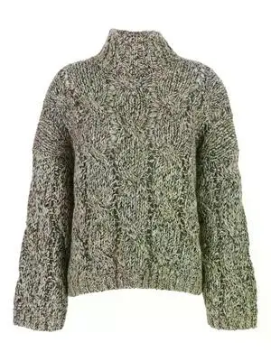 Brunello Cucinelli Cable-knit High-neck Sweater