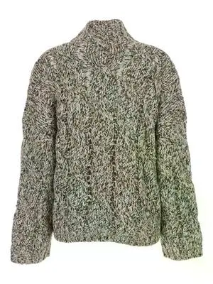 Brunello Cucinelli Cable-knit High-neck Sweater