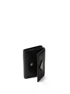 Prada Small Enamel Triangle-logo Wallet