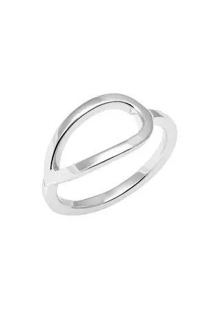 LUCY QUARTERMAINE Petal Ring - Sterling Silver